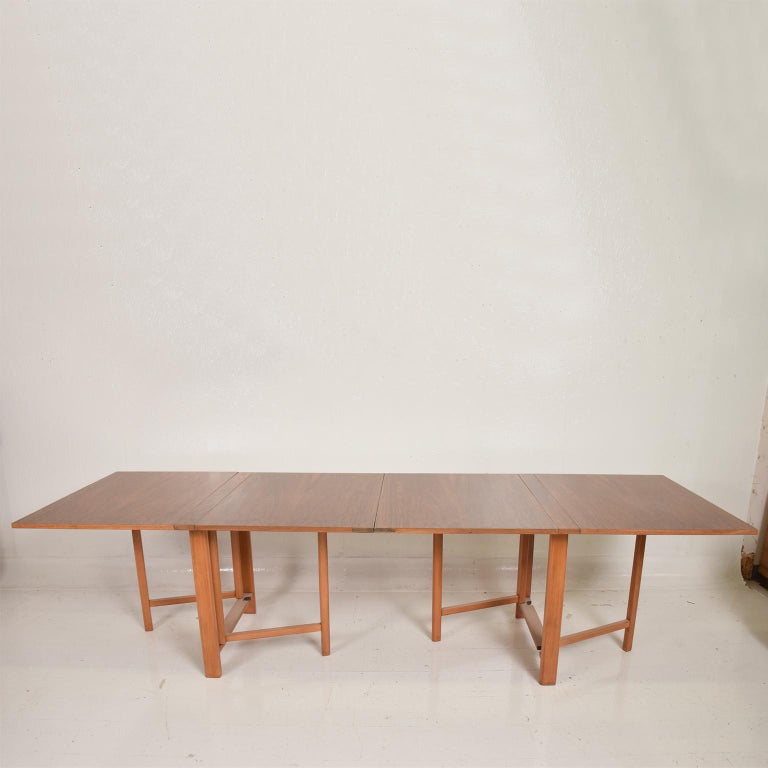 Midcentury Danish Modern Maria Table, Bruno Mathsson Scandinavian ...