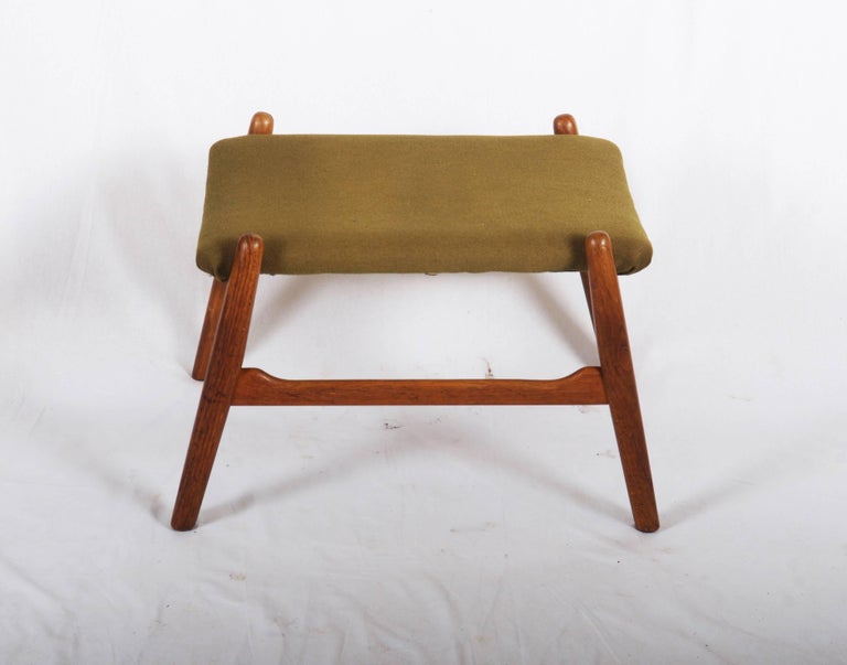 Midcentury Danish Ottoman, Footstool at 1stDibs | danish footstool, mid ...