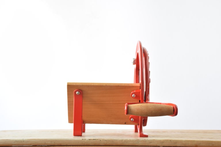 MidCentury Danish Red Raadvad Bread Slicer by Ove Larsen Original ...