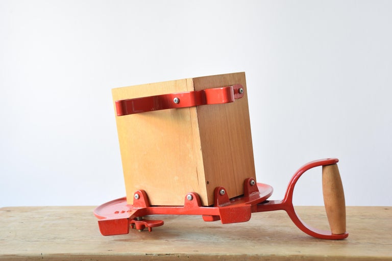 MidCentury Danish Red Raadvad Bread Slicer by Ove Larsen Original ...