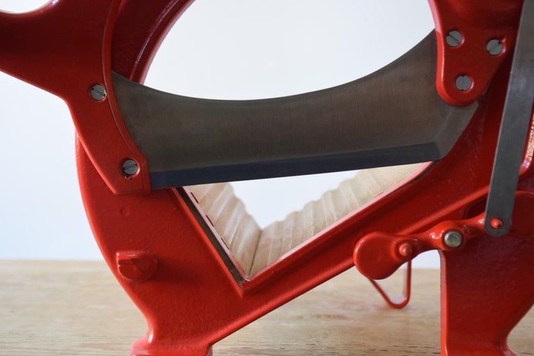 MidCentury Danish Red Raadvad Bread Slicer by Ove Larsen Original ...