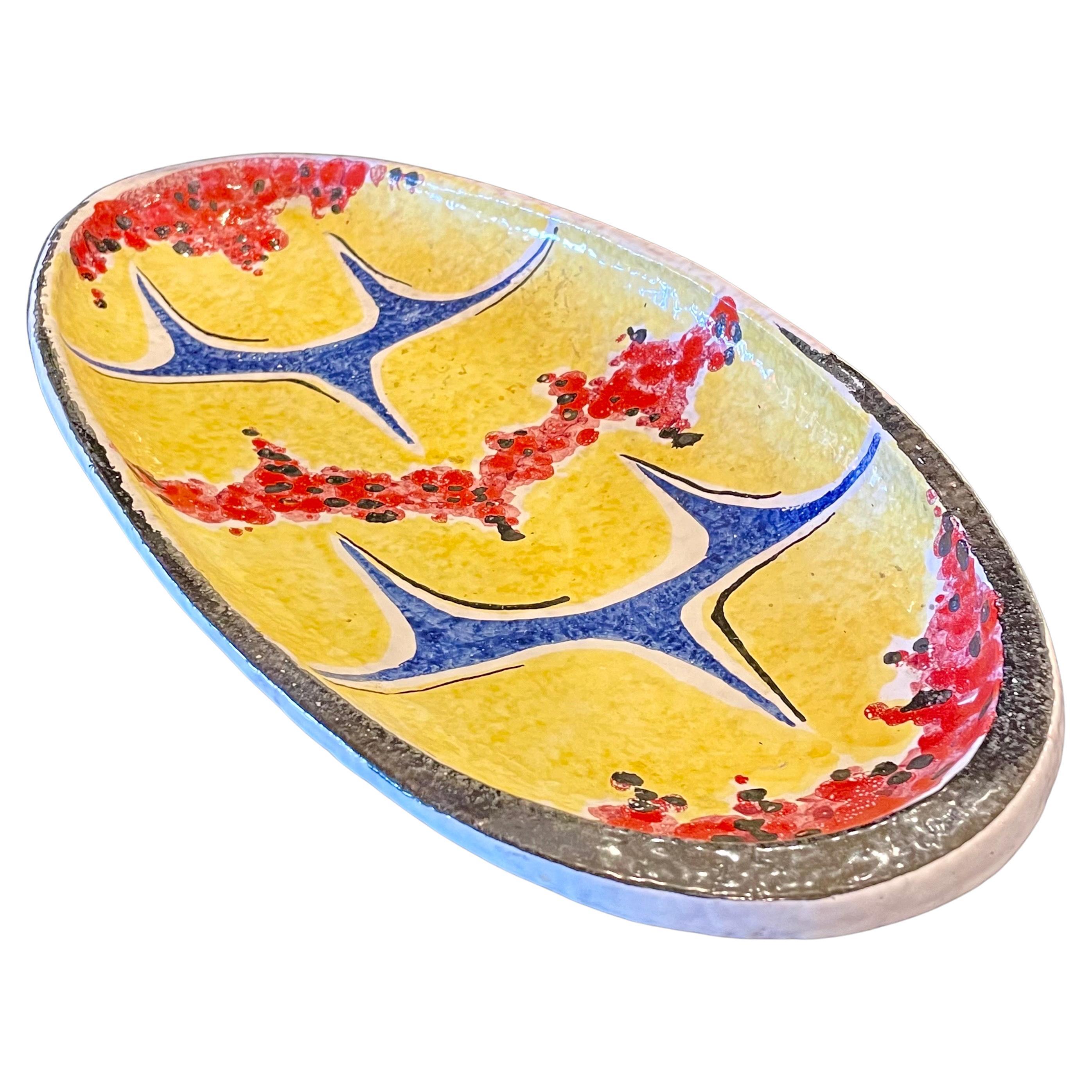 White Oval Shaped Fine Ceramic Bowl, Italy at 1stDibs