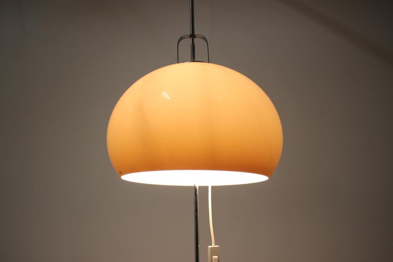 Midcentury Design Floor Lamp Meblo, by Harvey Guzzini, 1970s at 1stDibs