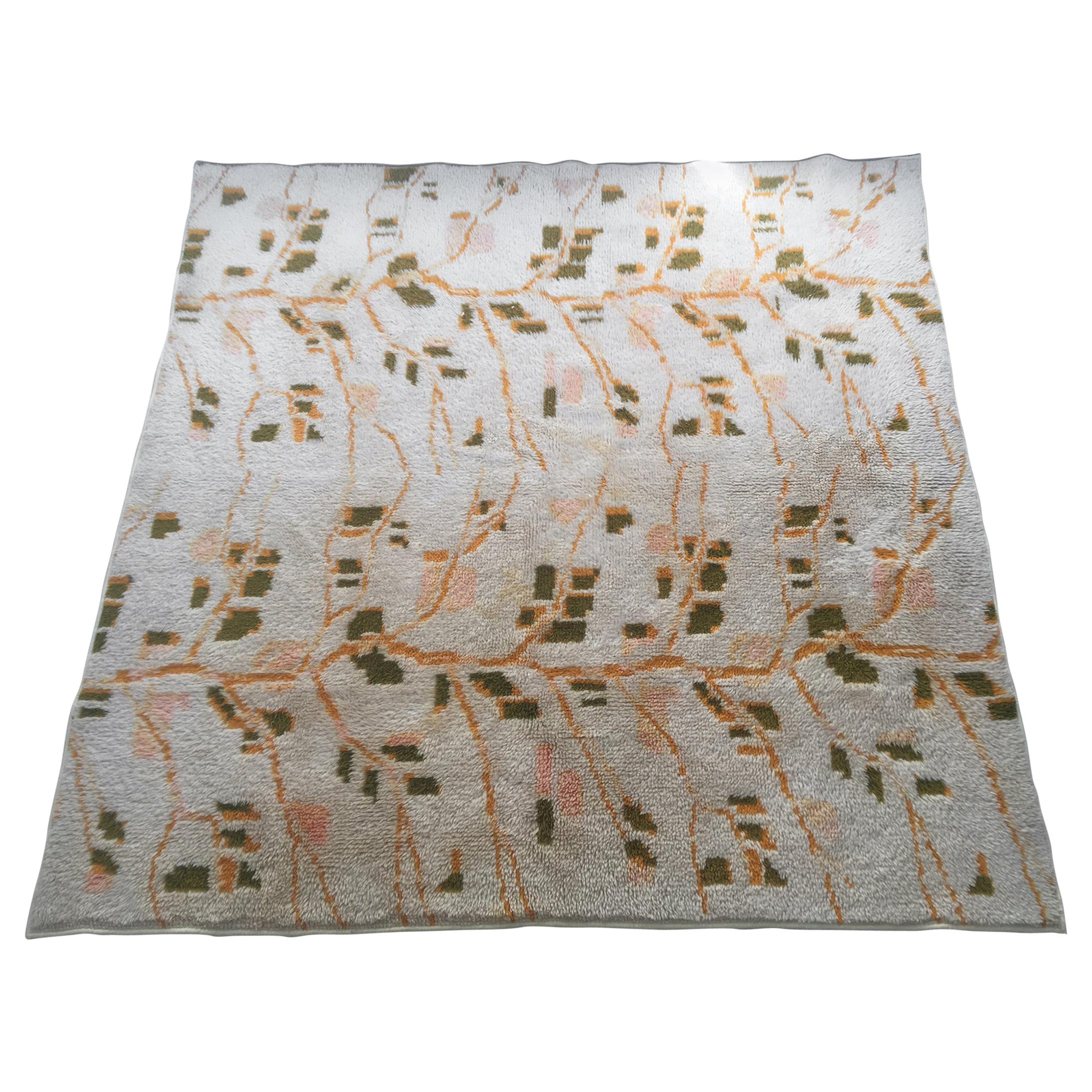 Handmade Wool Carpet by Angelo Testa For Sale at 1stDibs