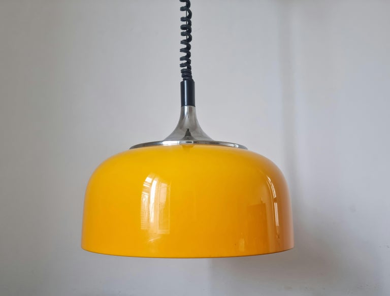 Midcentury Design Pendant Meblo, Harvey Guzzini, Italy, 1970s For Sale ...
