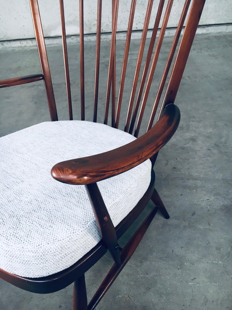 Midcentury Design Spindle Back 'Evergreen' Lounge Chair by Ercol ...