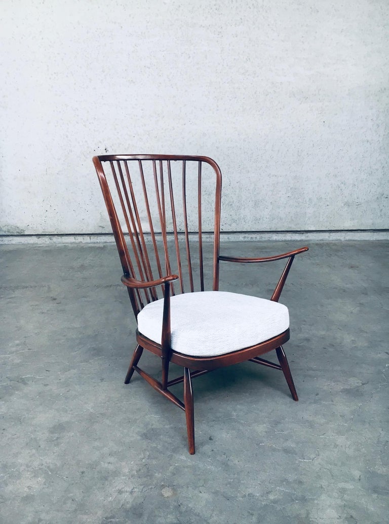 Midcentury Design Spindle Back 'Evergreen' Lounge Chair by Ercol ...