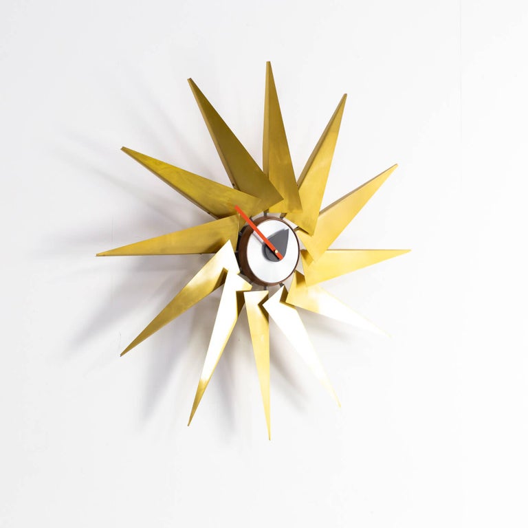 Midcentury Design ‘turbine’ Wall Clock at 1stDibs