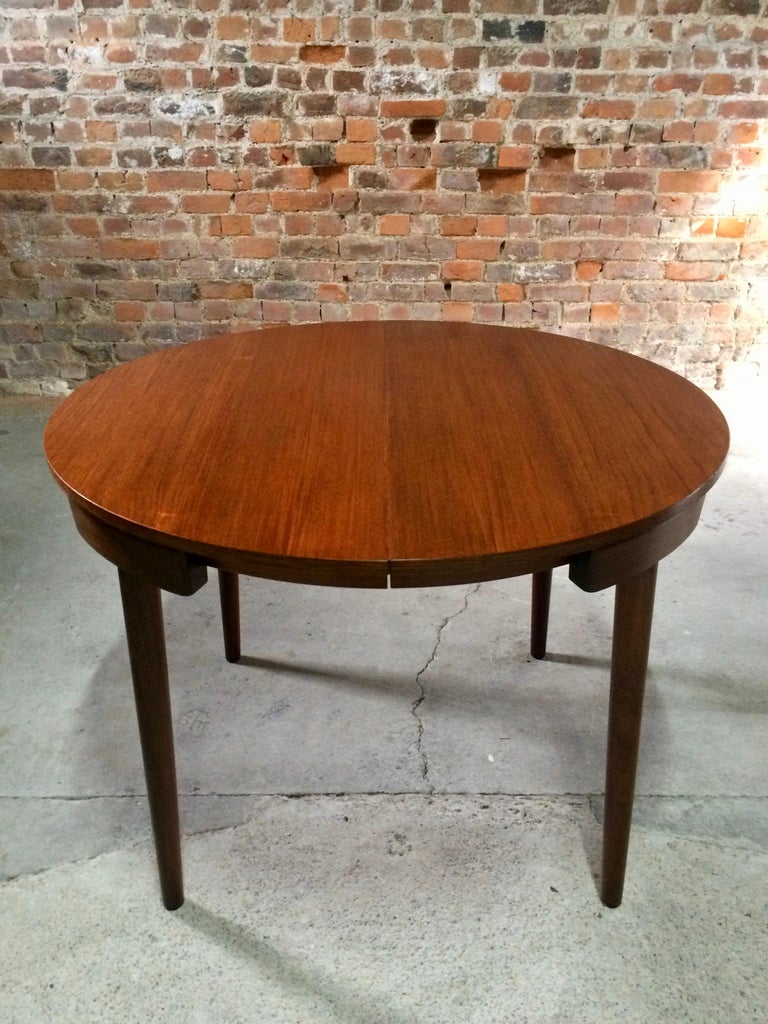 Midcentury Dinette Dining Table Designed Hans Olsen by Frem Rojl ...