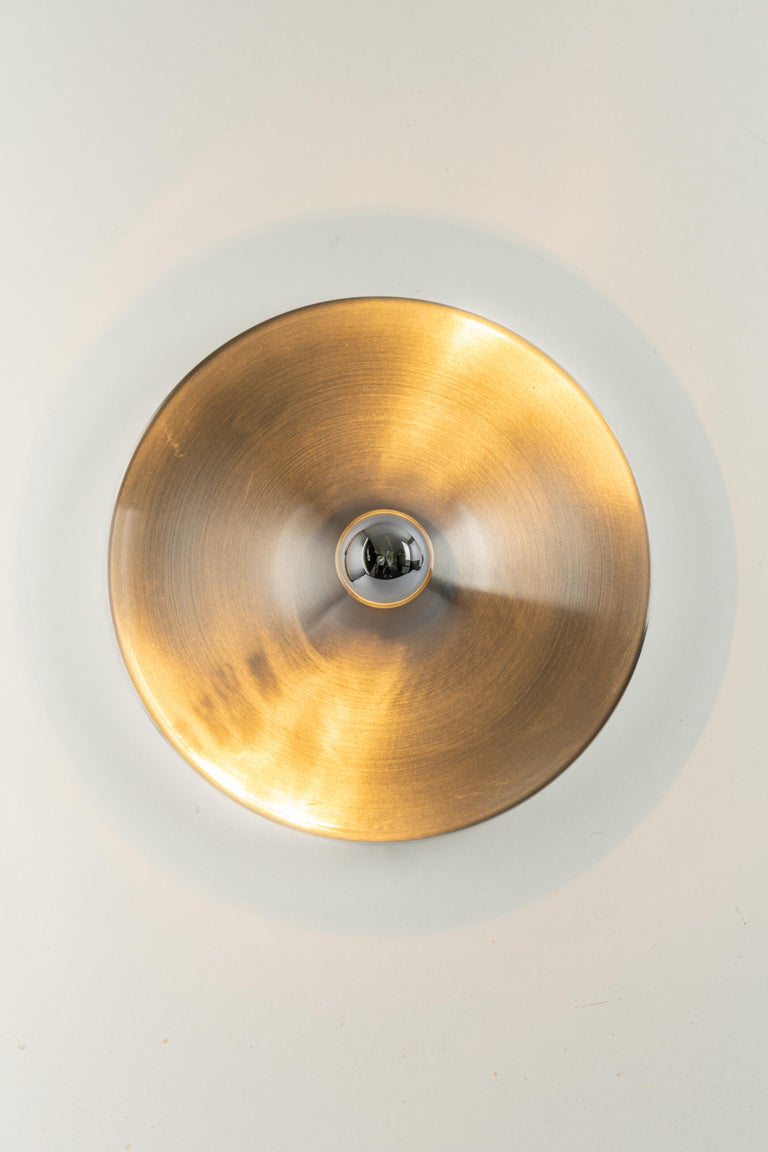 Midcentury Disc Wall Light, Germany, 1970s For Sale at 1stDibs