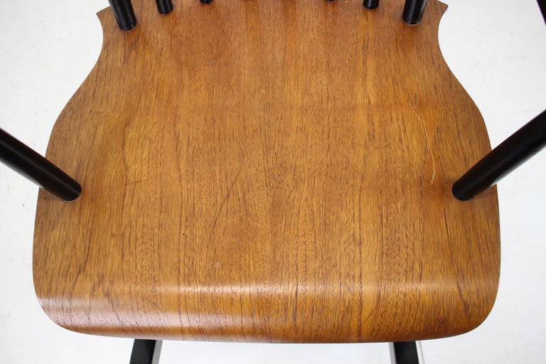 Midcentury Finnish Rocking Chair by Varjosen Puunjalostus for Uusikylä ...