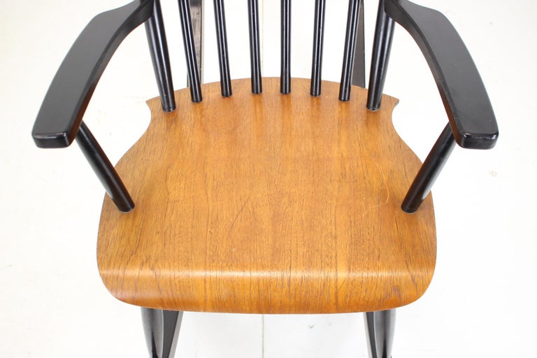 Midcentury Finnish Rocking Chair by Varjosen Puunjalostus for Uusikylä ...