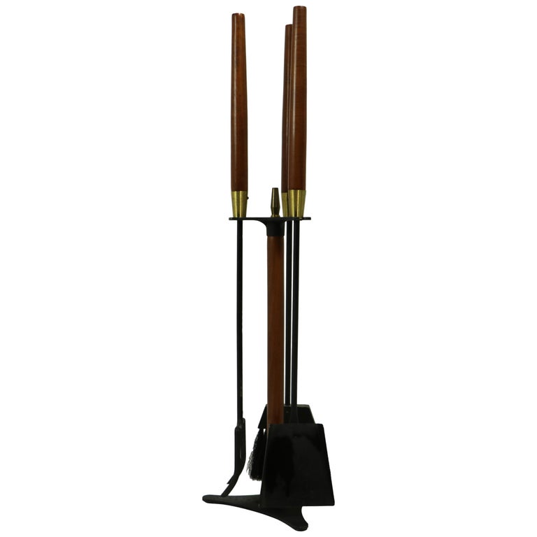 Mid Century Fireplace Tool Set by Seymour at 1stDibs