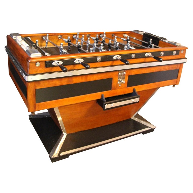 Midcentury Foosball Table, Soccer Table, Football Table at 1stDibs