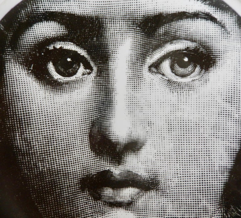 Midcentury Fornasetti Iconic Face Plate, Tema e Variazoni N1 For Sale ...