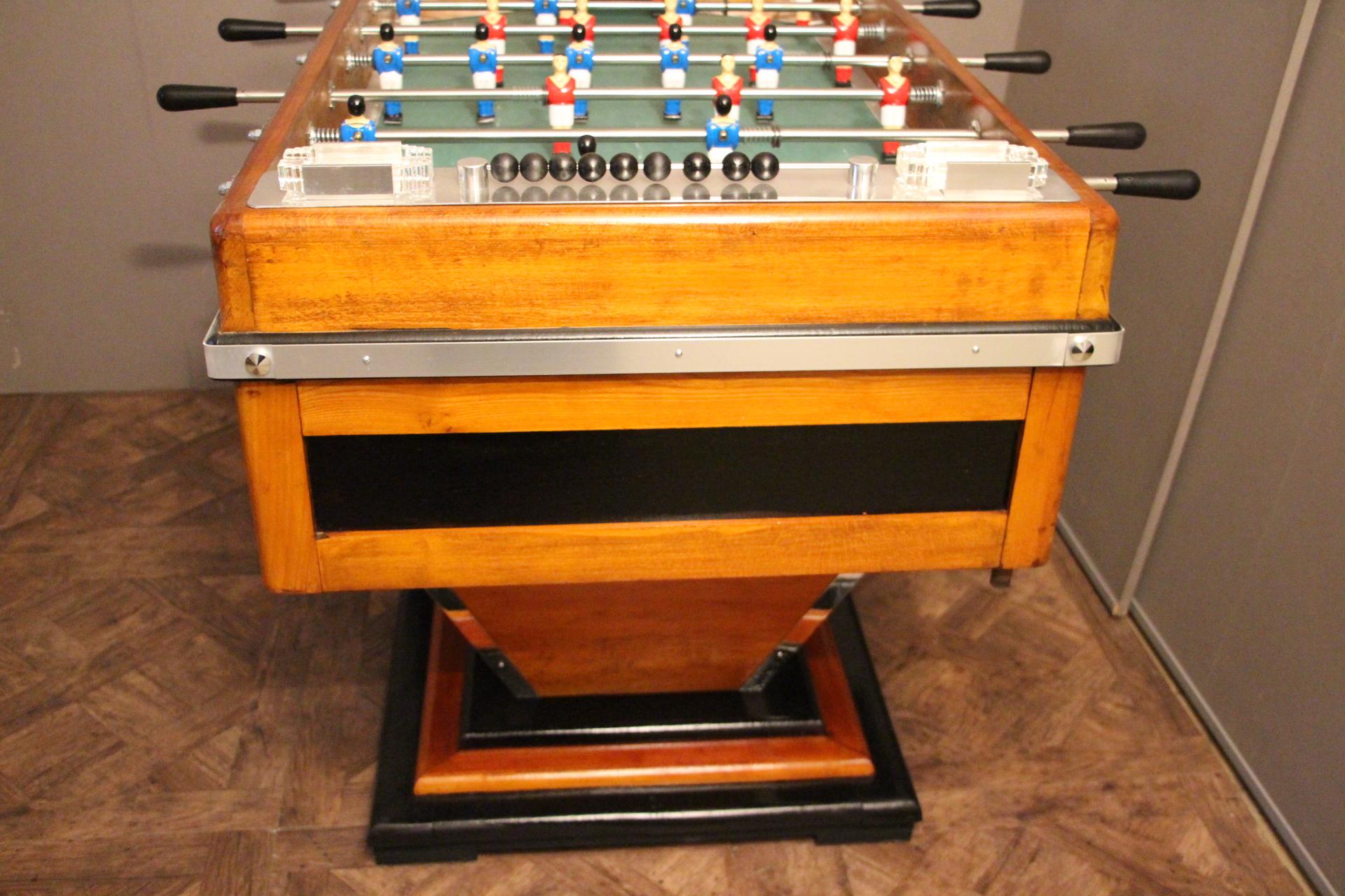 Midcentury French Café's Foosball Table, Football Game Table at 1stDibs ...