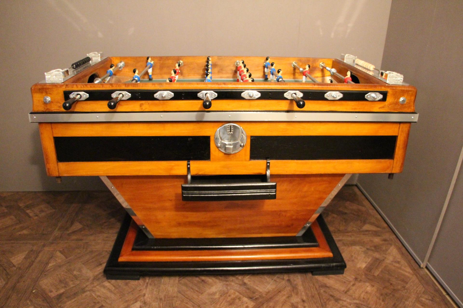 Midcentury French Café's Foosball Table, Football Game Table at 1stDibs ...