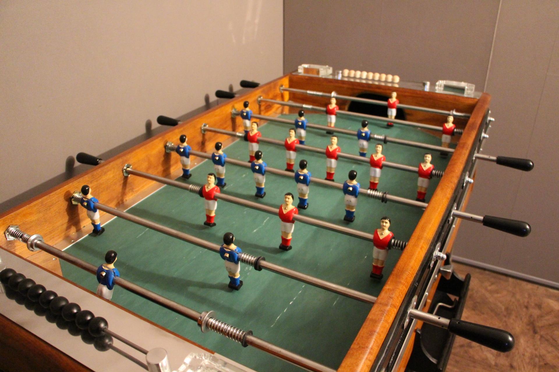 Midcentury French Café's Foosball Table, Football Game Table at 1stDibs ...