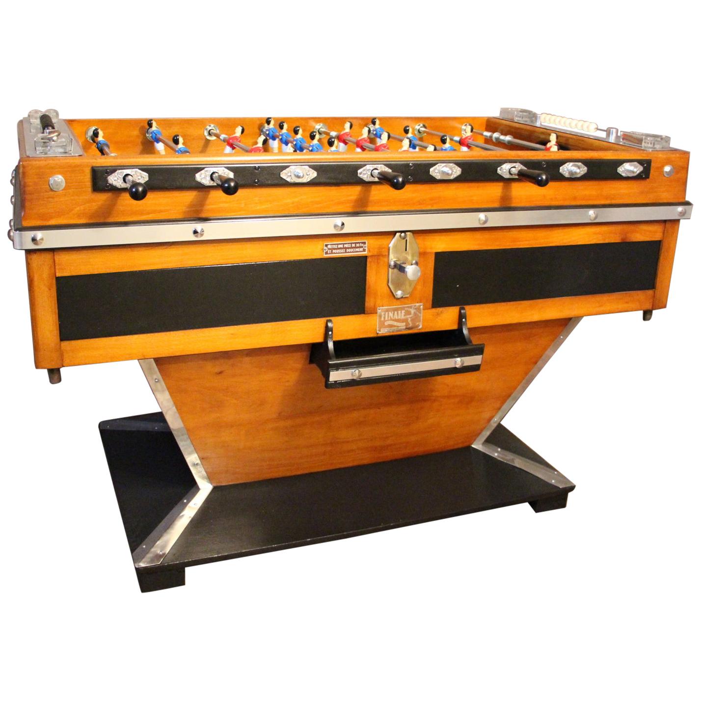 Midcentury French Cafe's Foosball Table, Soccer Table, Football Table ...
