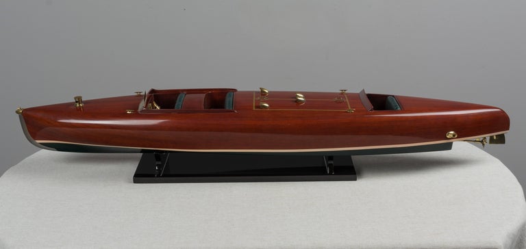 Midcentury French Model Boat at 1stDibs