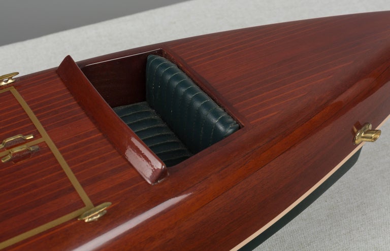 Midcentury French Model Boat at 1stDibs