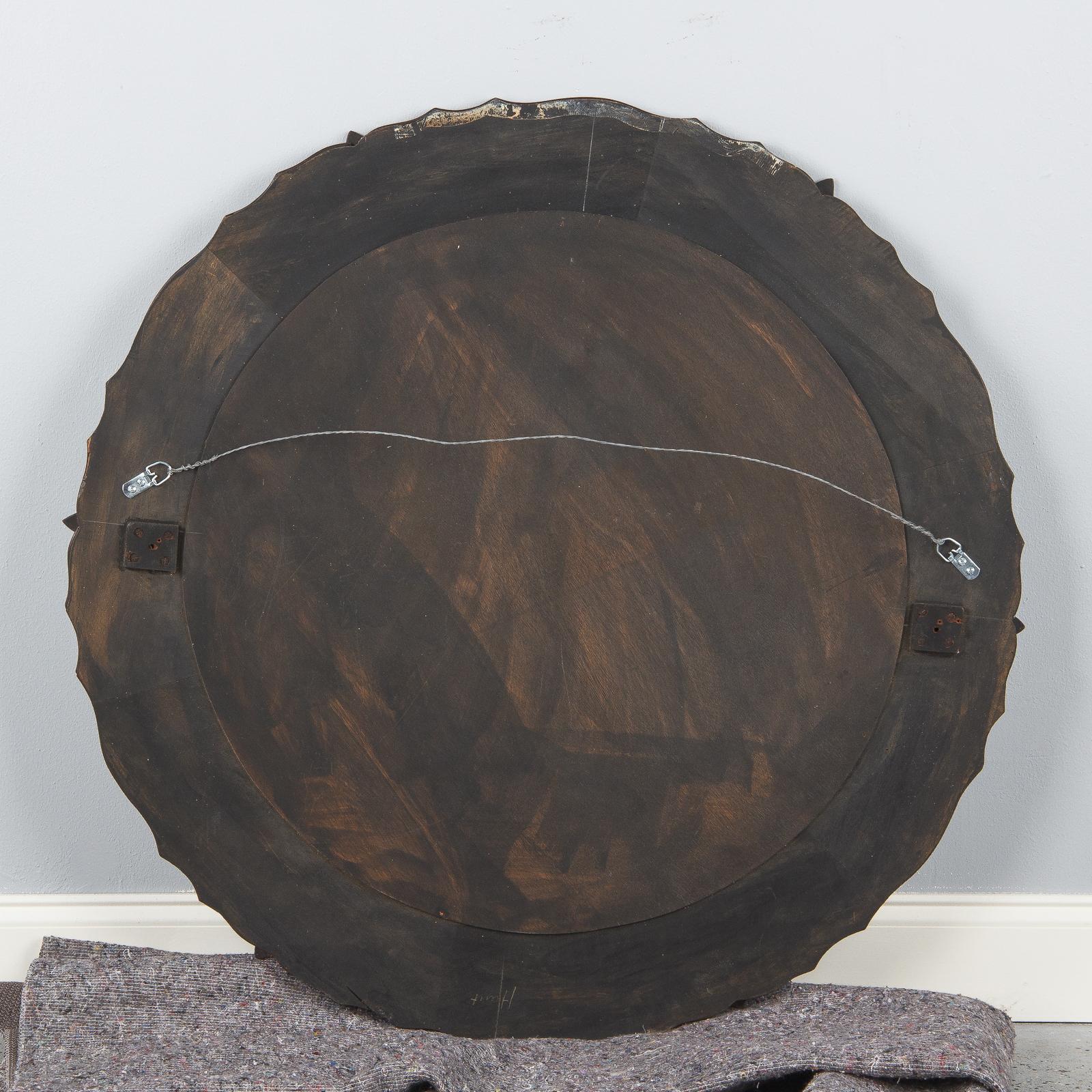 Midcentury French Round Venetian Mirror For Sale at 1stDibs | large ...