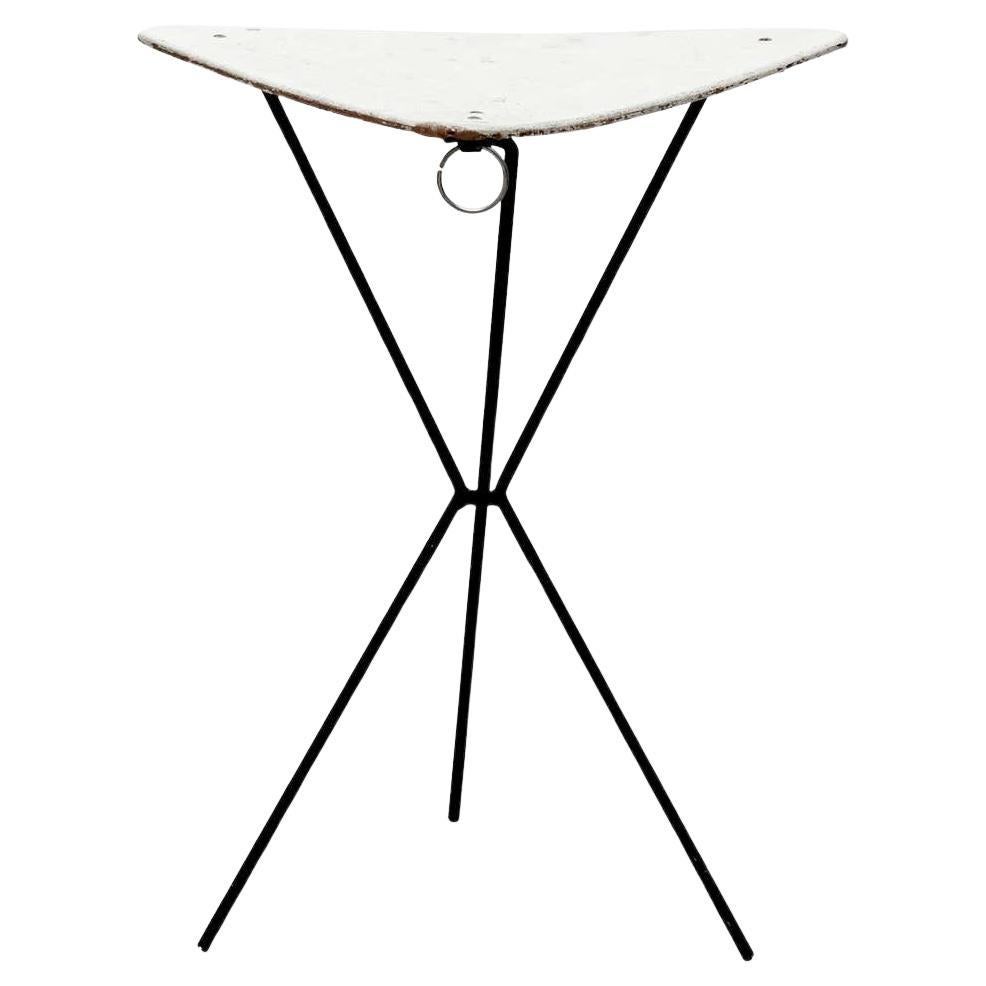 Midcentury French Side Table For Sale at 1stDibs