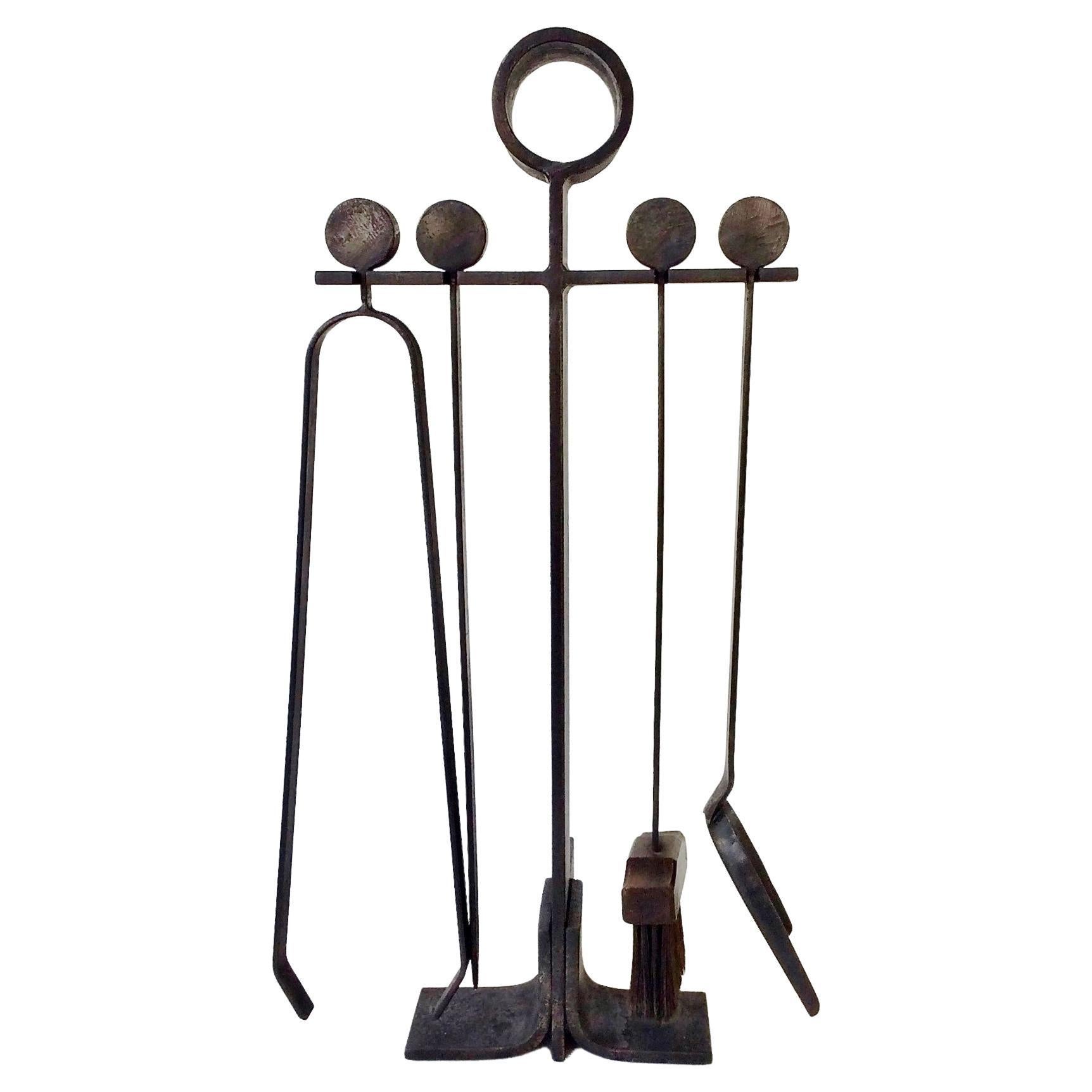 Midcentury California Design Fireplace Tools by Tepper Meyer For Sale ...