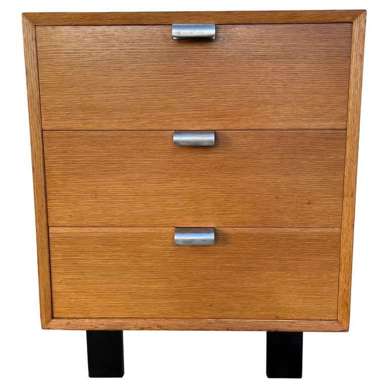 Midcentury George Nelson Three Drawer Cabinet for Herman Miller For ...