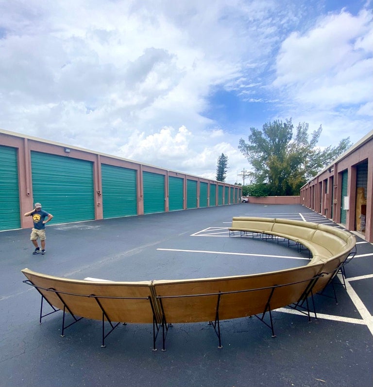 Midcentury Gettysburg University Hatter Planetarium Benched Seating For ...