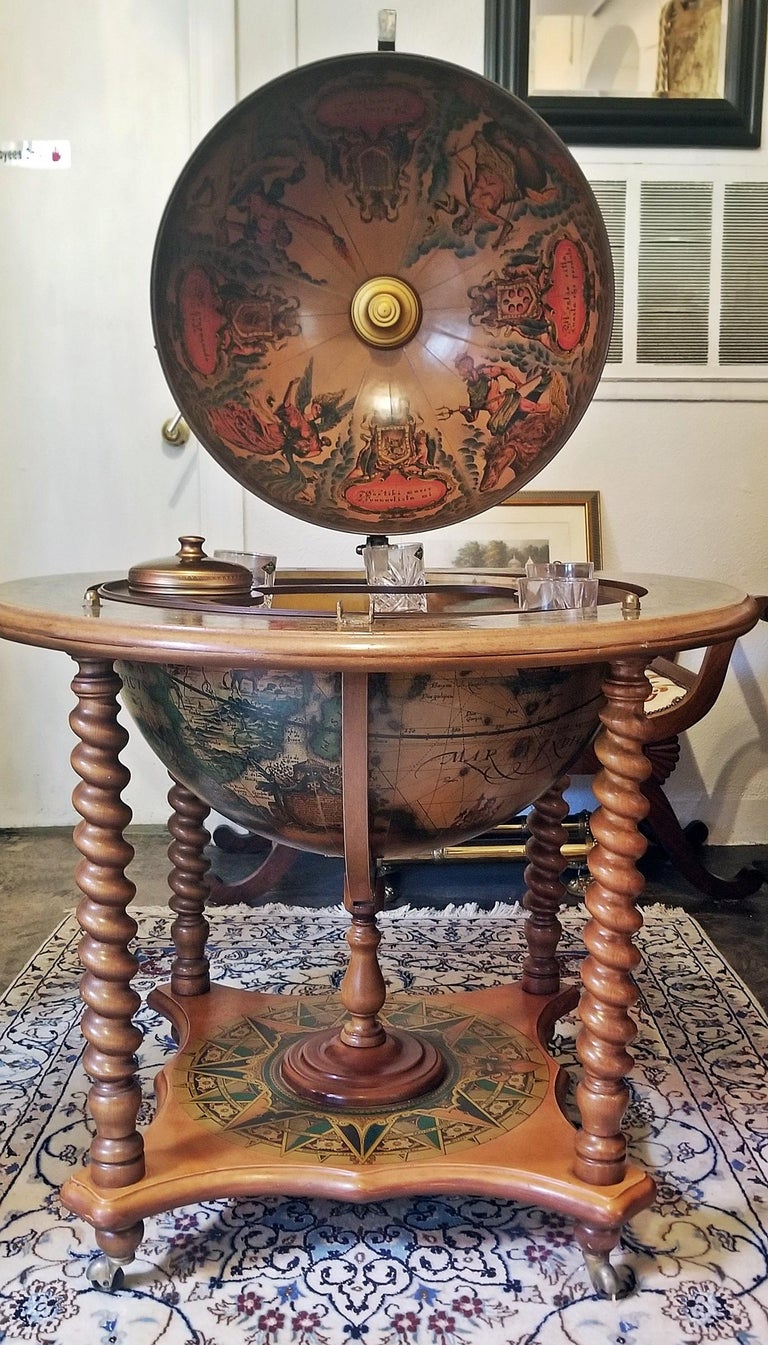 Midcentury Globe Bar Classic, 1950s at 1stdibs