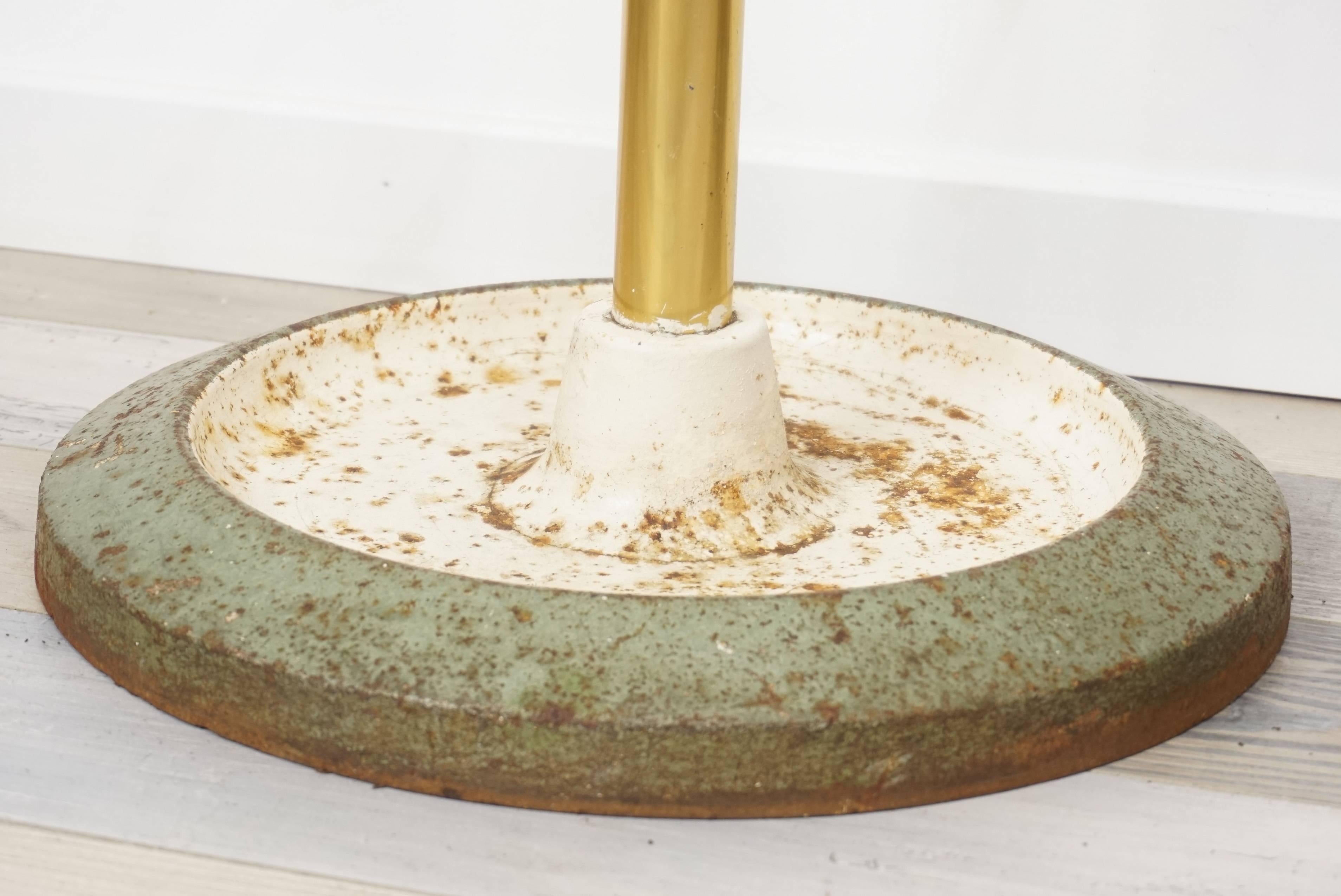 Midcentury Gold Metal Coat Rack Industrial Style For Sale at 1stDibs ...