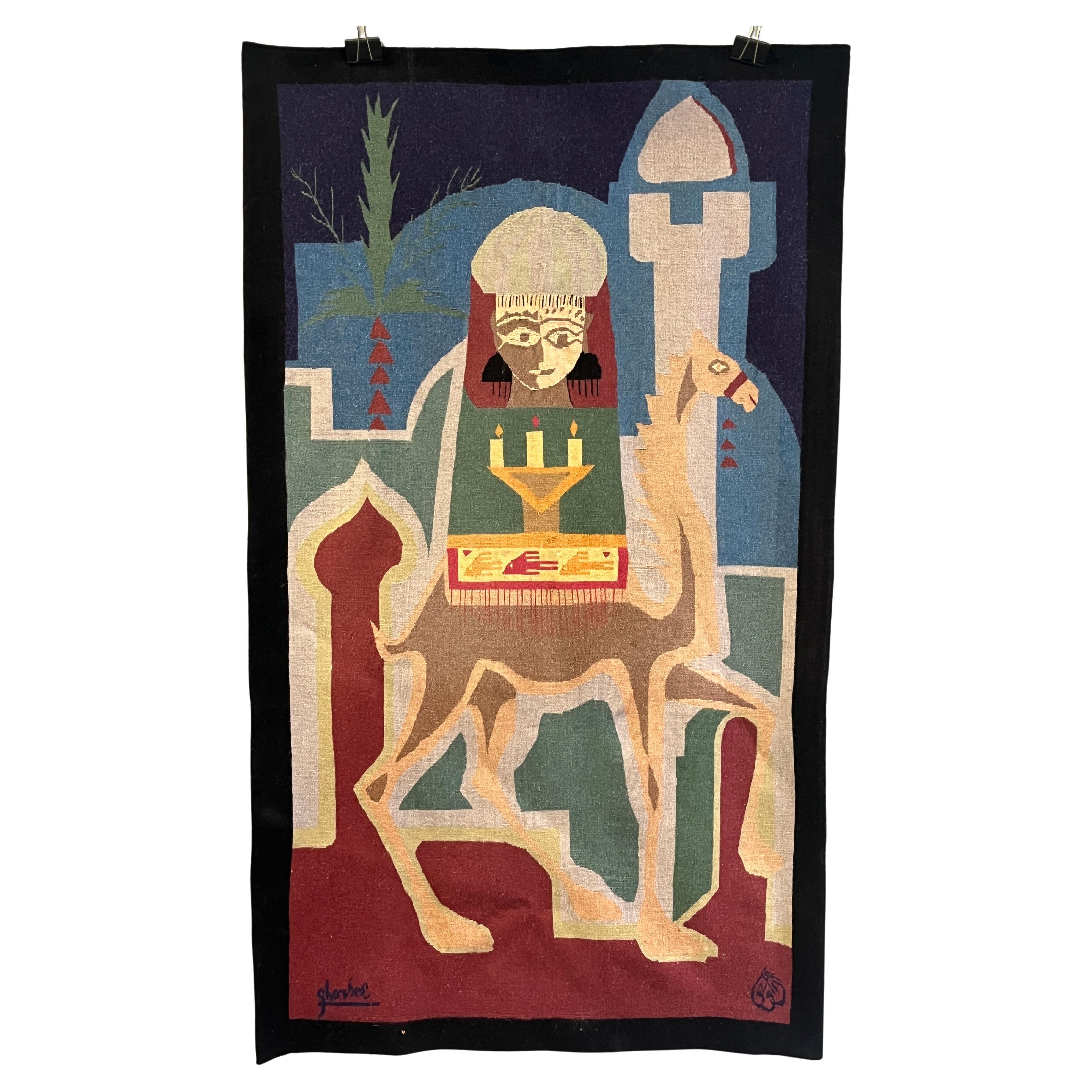 Rare Midcentury Wall Tapestry, Ege Rya Style, Denmark, 1970s For Sale ...
