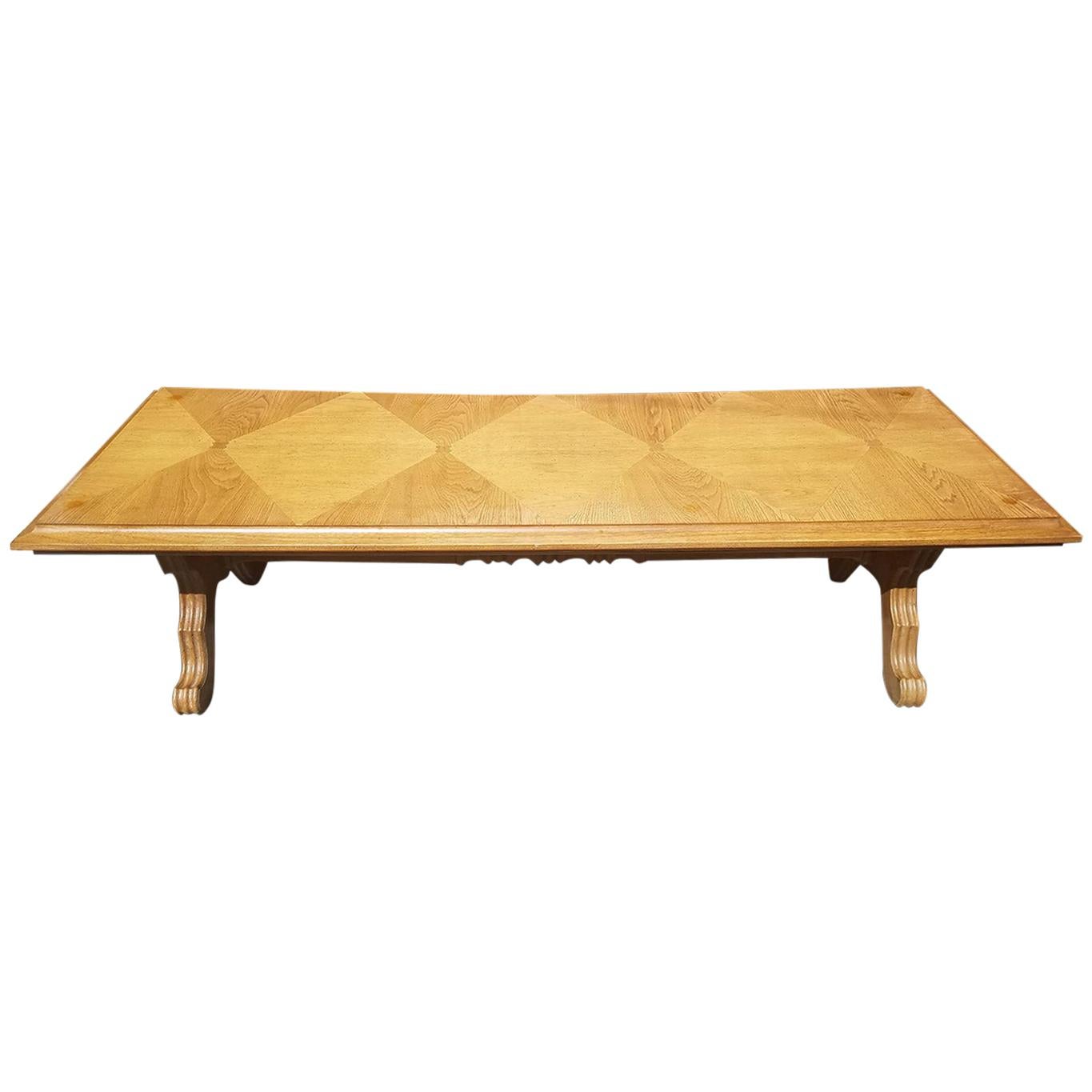 Midcentury Harlequin Design Inlay Wood Coffee Table For Sale at 1stDibs ...