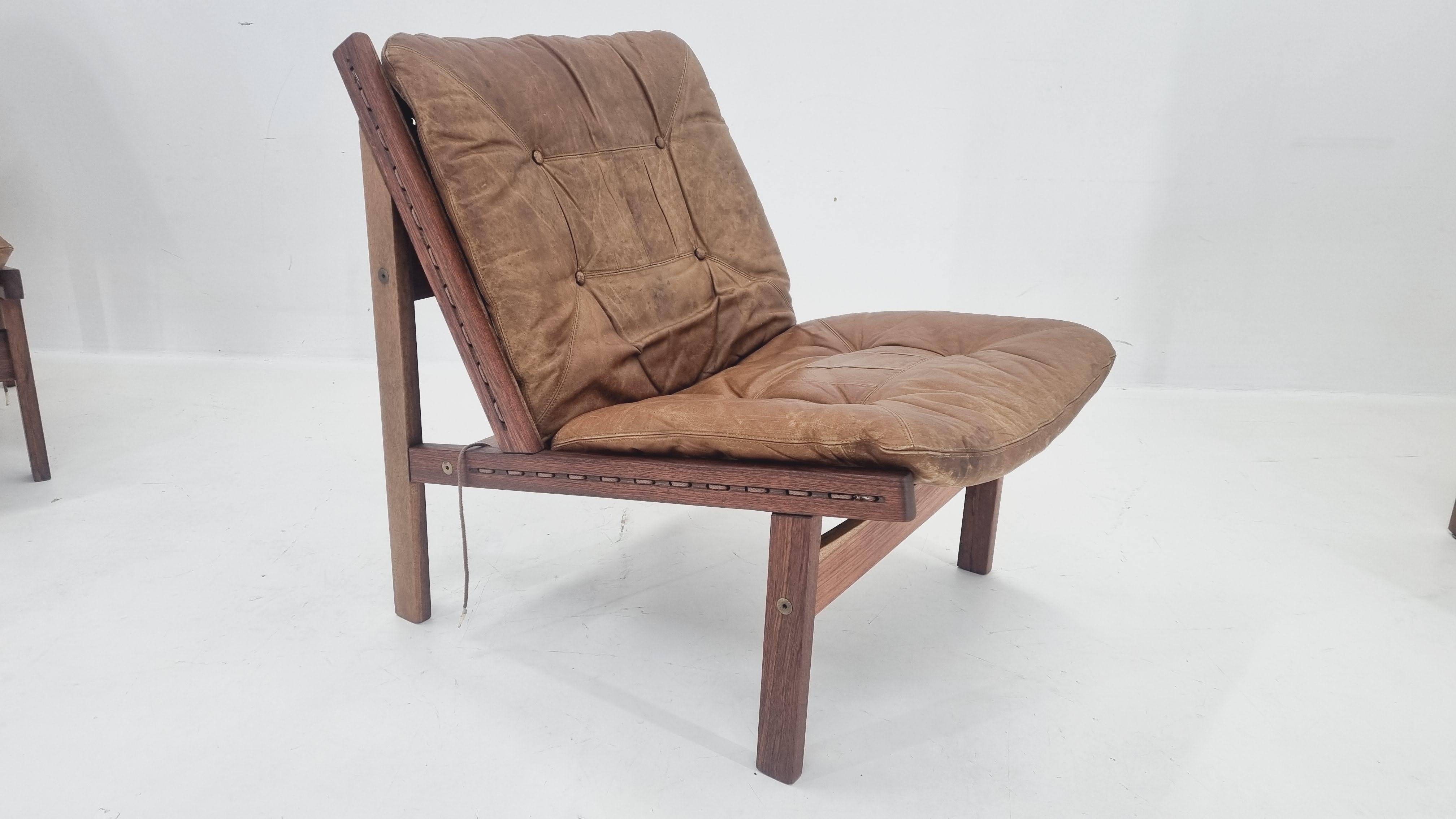 Midcentury Hunter Lounge Chair by Torbjørn Afdal for Bruksbo Norway ...