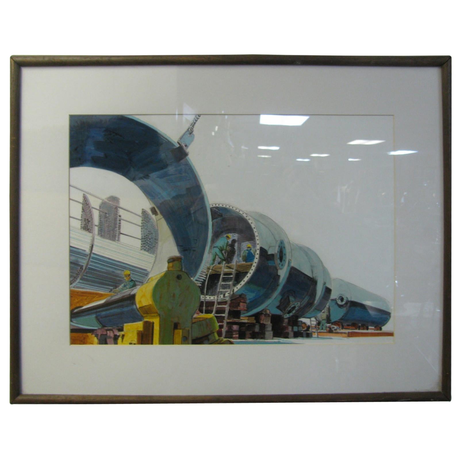 Mid-century Heavy Duty Industrial Stackable Hardware Store Storage Bins ...