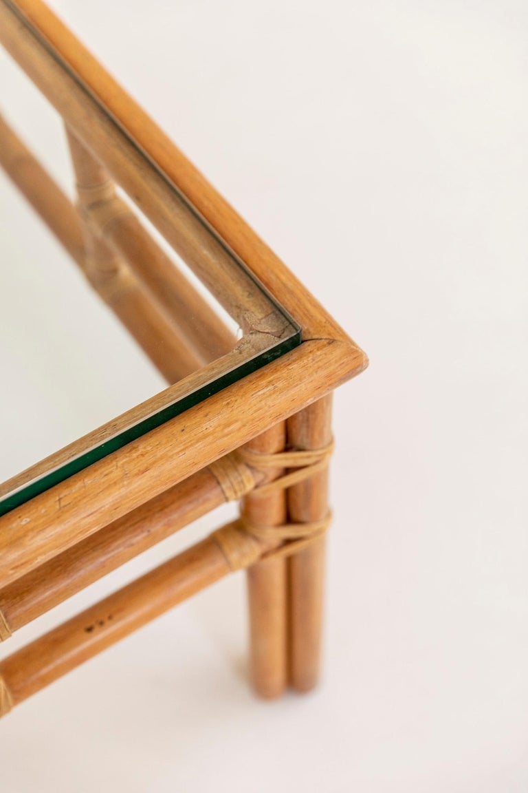 Midcentury Italian Bamboo Coffee Tables by Lyda Levi, 1970 For Sale at ...