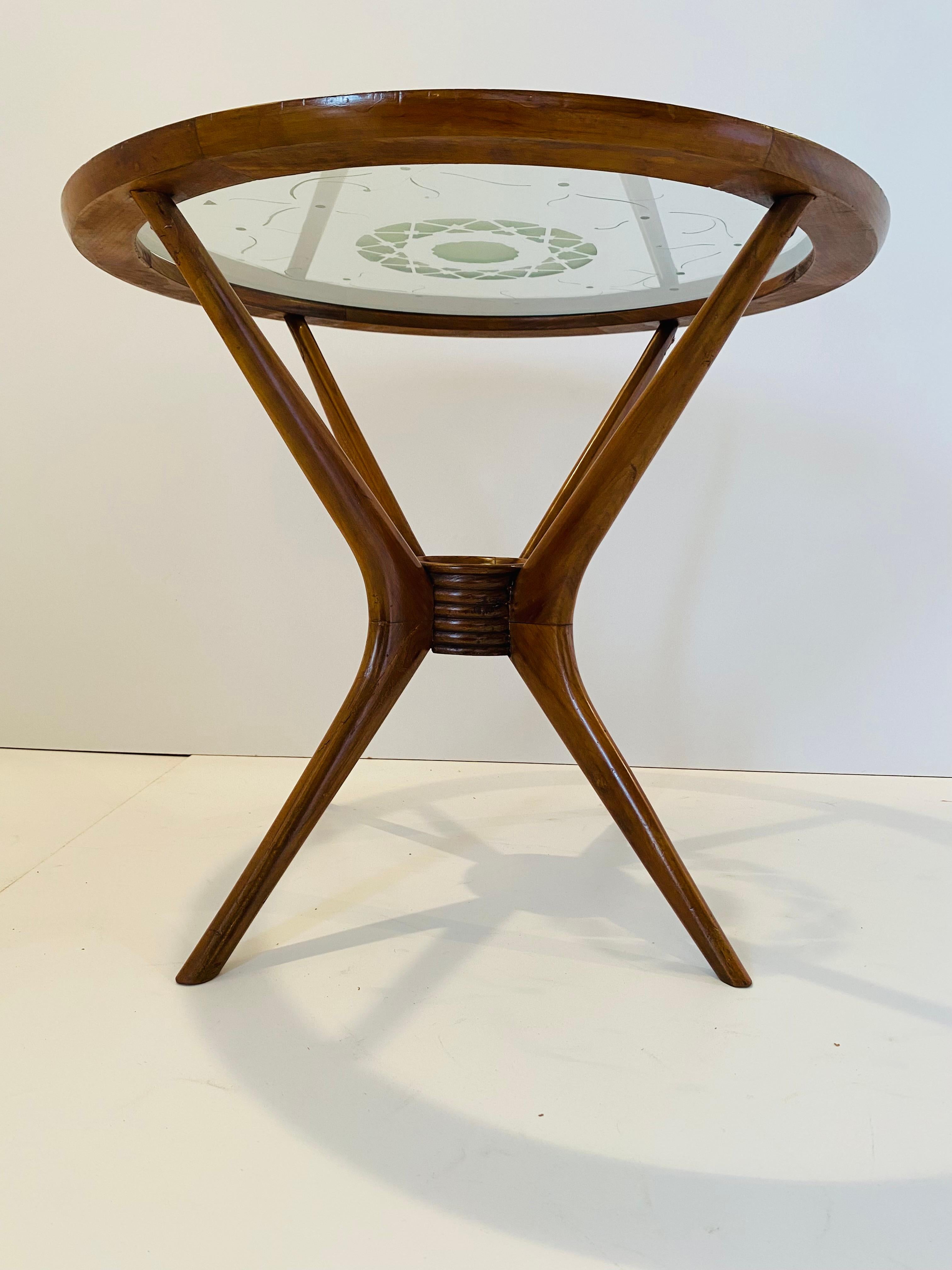 Paolo Buffa spider legs coffee table for Brugnoli, Italy 1950's For ...