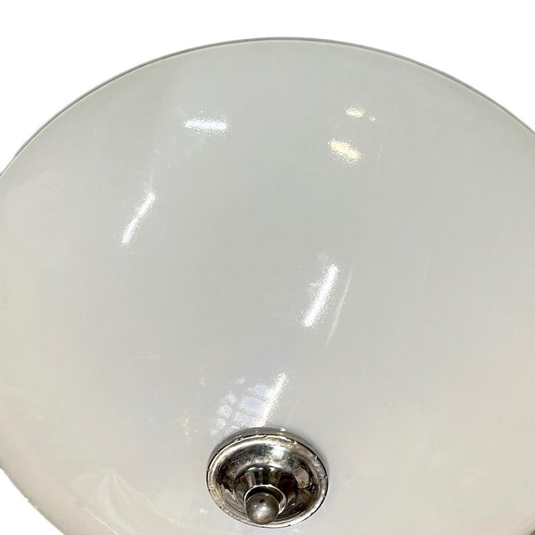 Mid-Century Italian Glass Fixture For Sale at 1stDibs