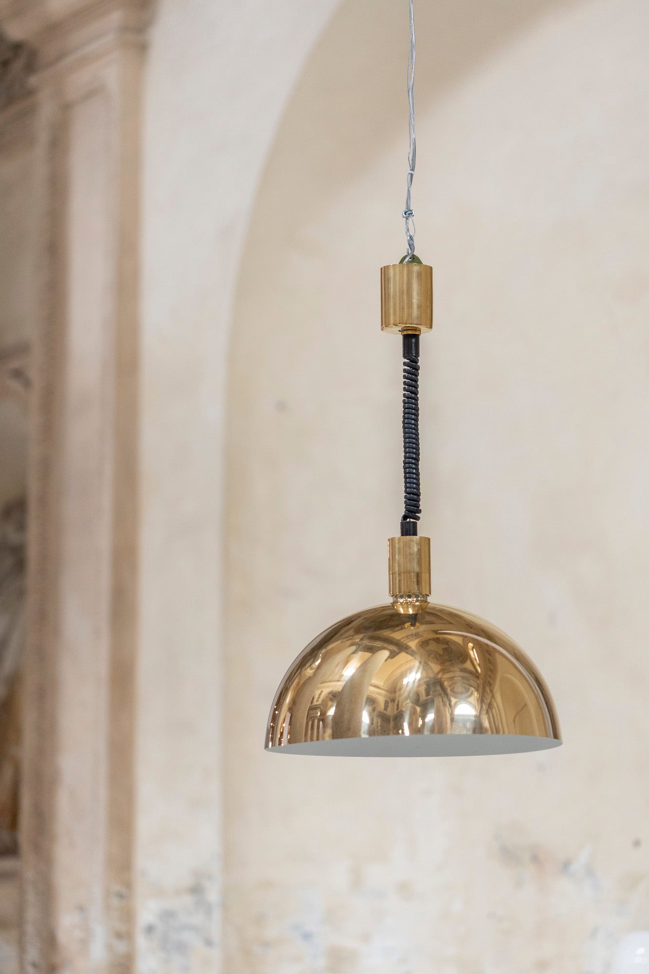 Midcentury Italian Pendant Light by Franco Albini for Sirrah, 1968 For ...