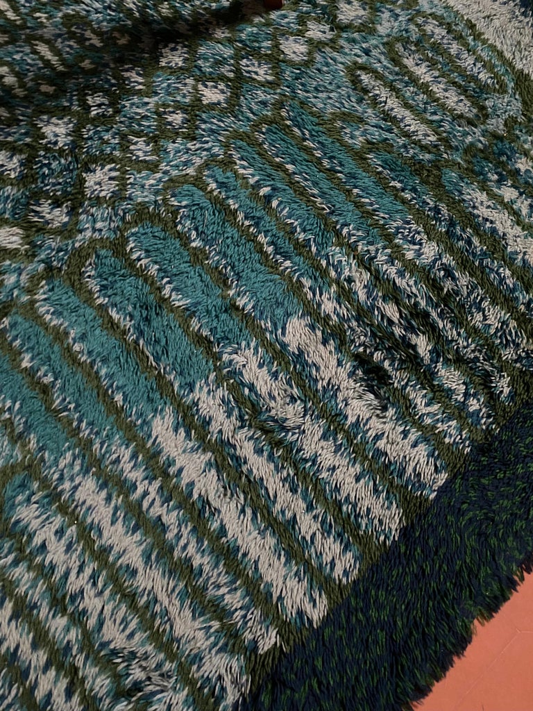 Midcentury Italian Wool Carpet, 1960 For Sale at 1stDibs