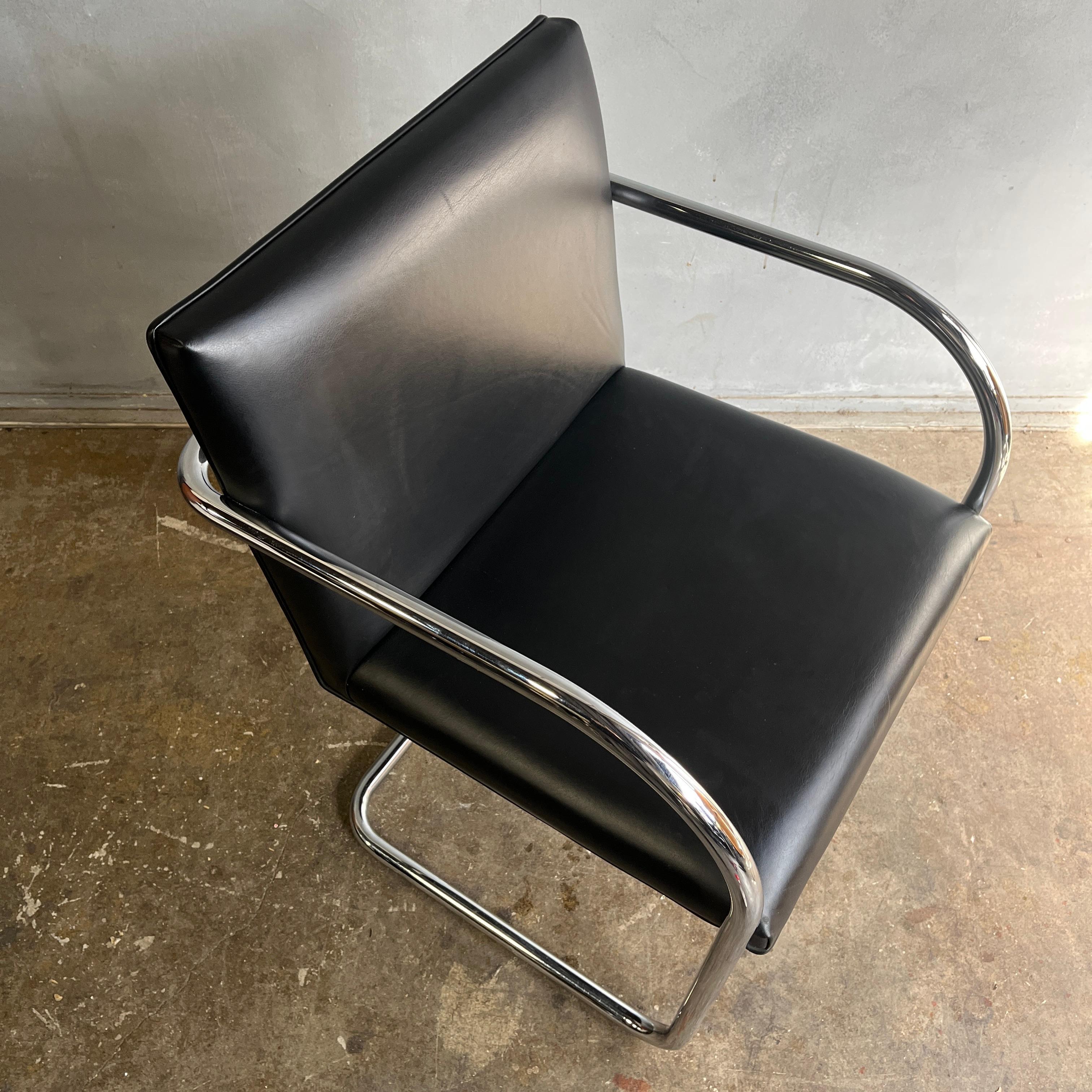Midcentury Knoll Brno Chair by Mies Van Der Rohe For Sale at 1stDibs