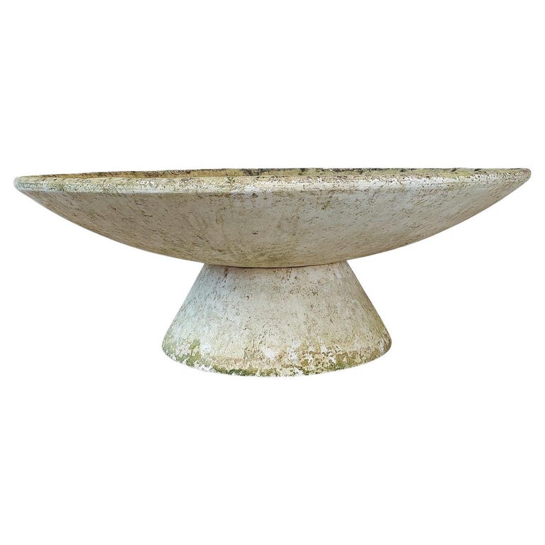 Midcentury Large Shallow Willy Guhl Planter on Base by Eternit For Sale ...
