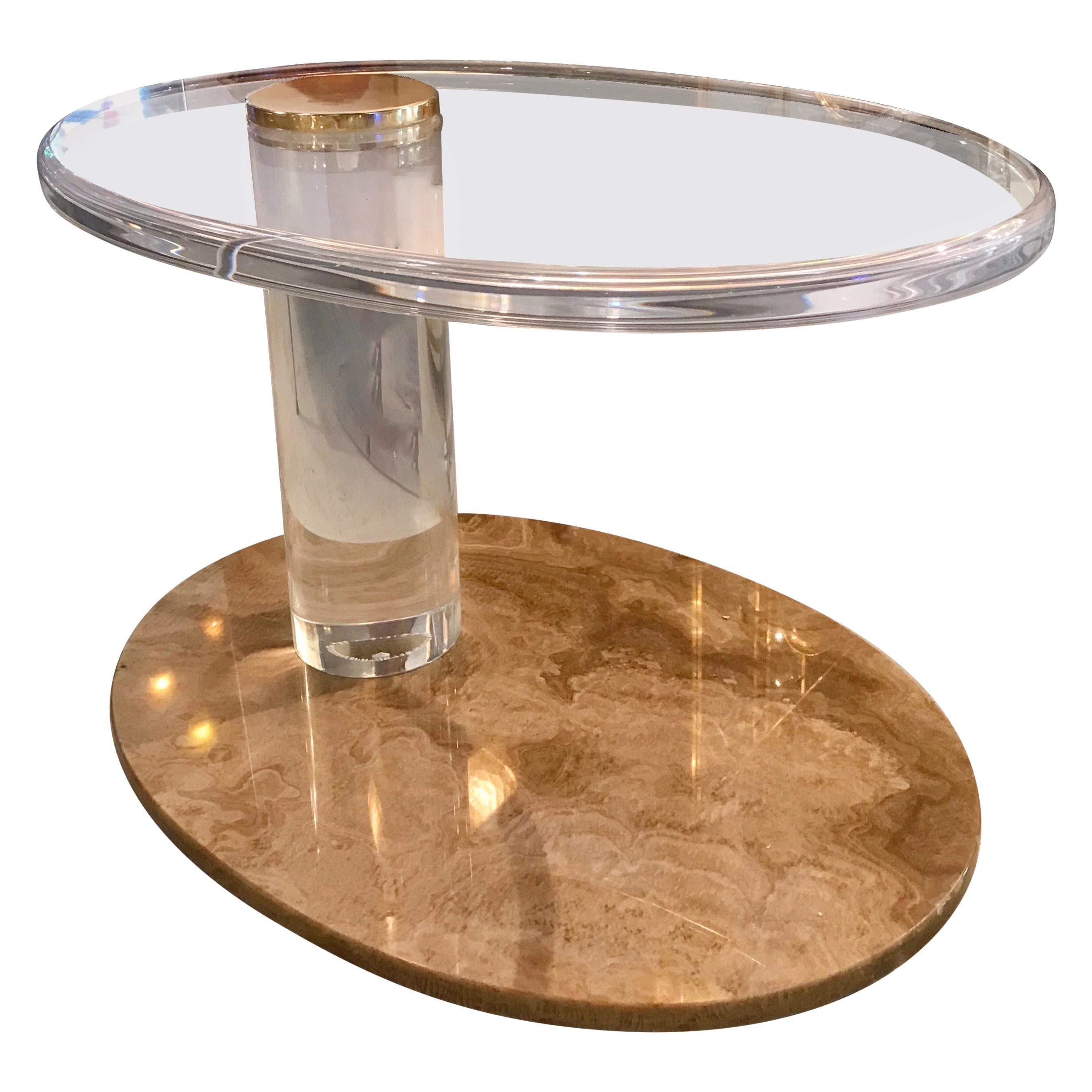 Midcentury Marble Cocktail Table at 1stDibs