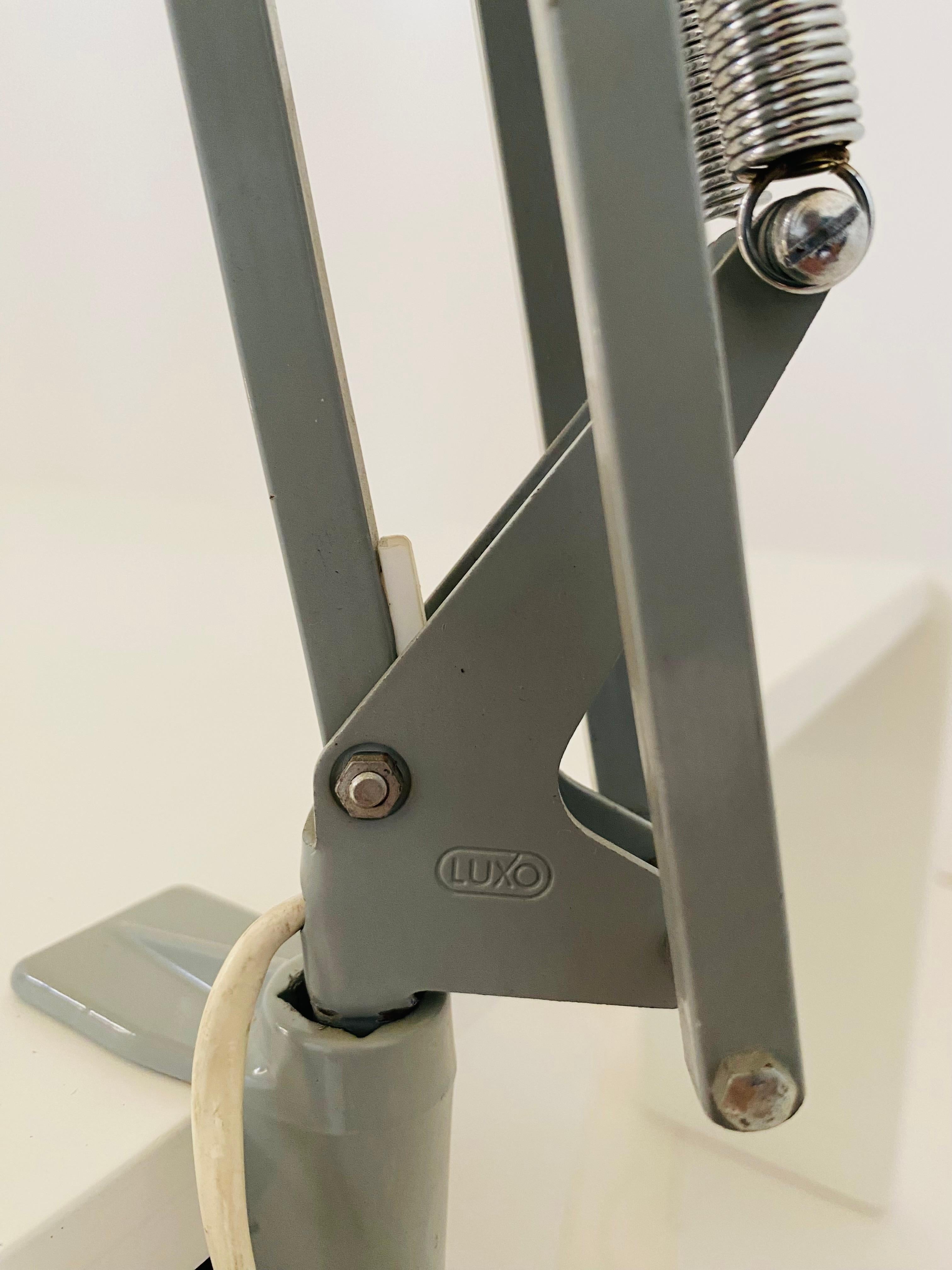 Midcentury LUXO flexible table lamp For Sale at 1stDibs