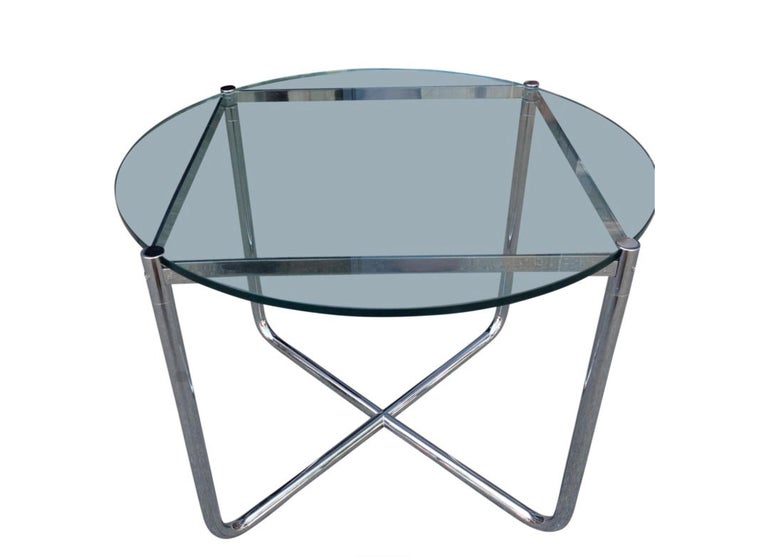 Mid-Century Mies Van Der Rohe Mr Side Tables, 'Pair' For Sale at 1stDibs