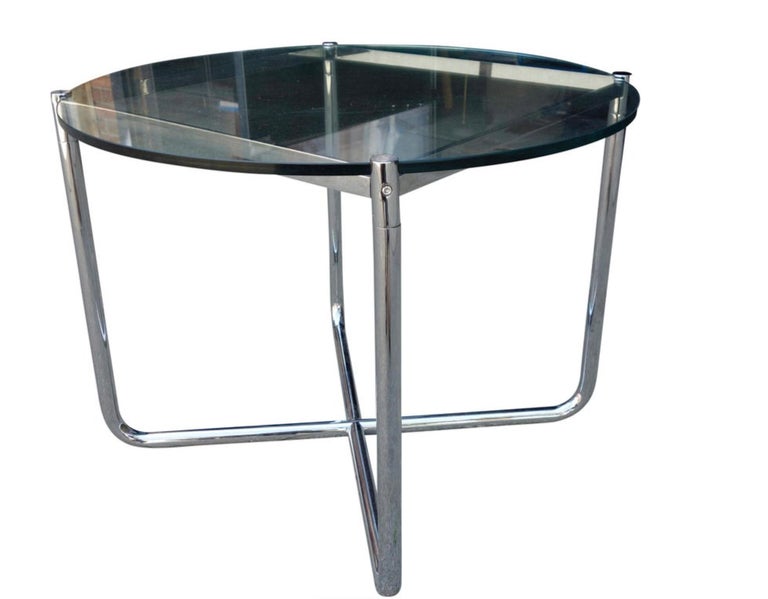 Mid-Century Mies Van Der Rohe Mr Side Tables, 'Pair' For Sale at 1stDibs