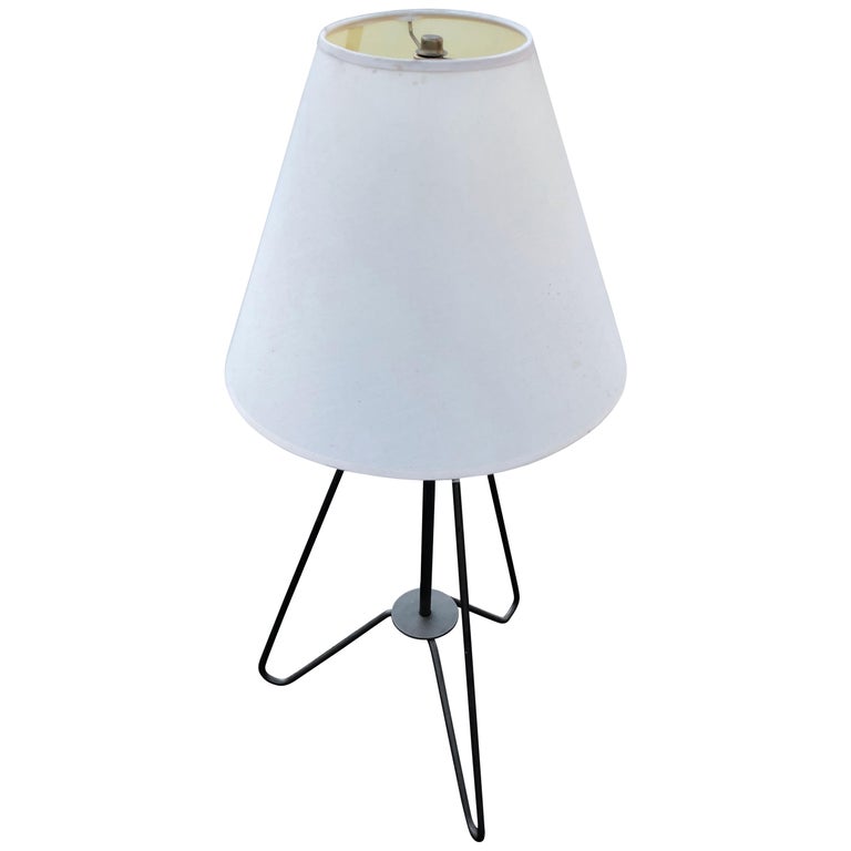 Mid-Century Modern Atomic Steel Rod Table Lamp For Sale at 1stDibs ...