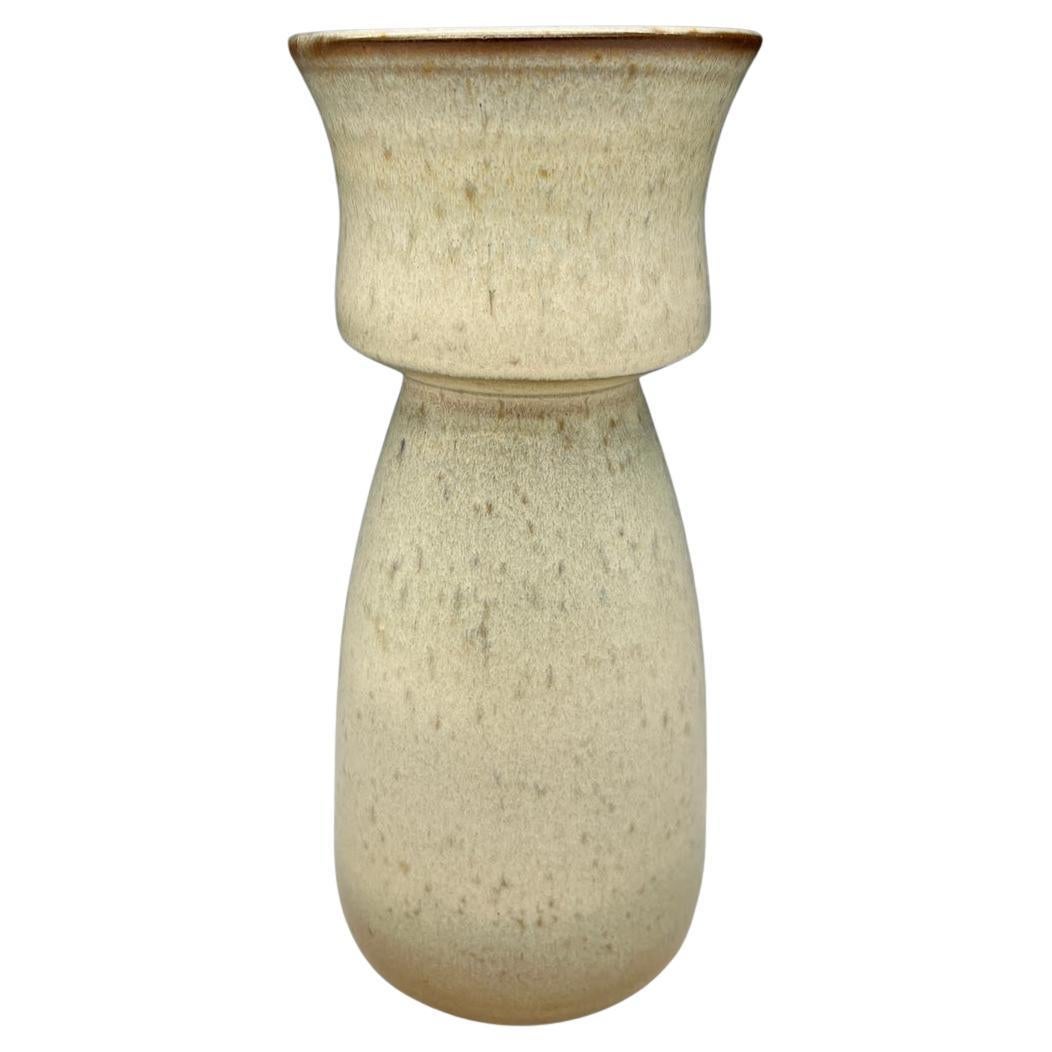 Midcentury Modern Chess Piece Vase Biege For Sale at 1stDibs
