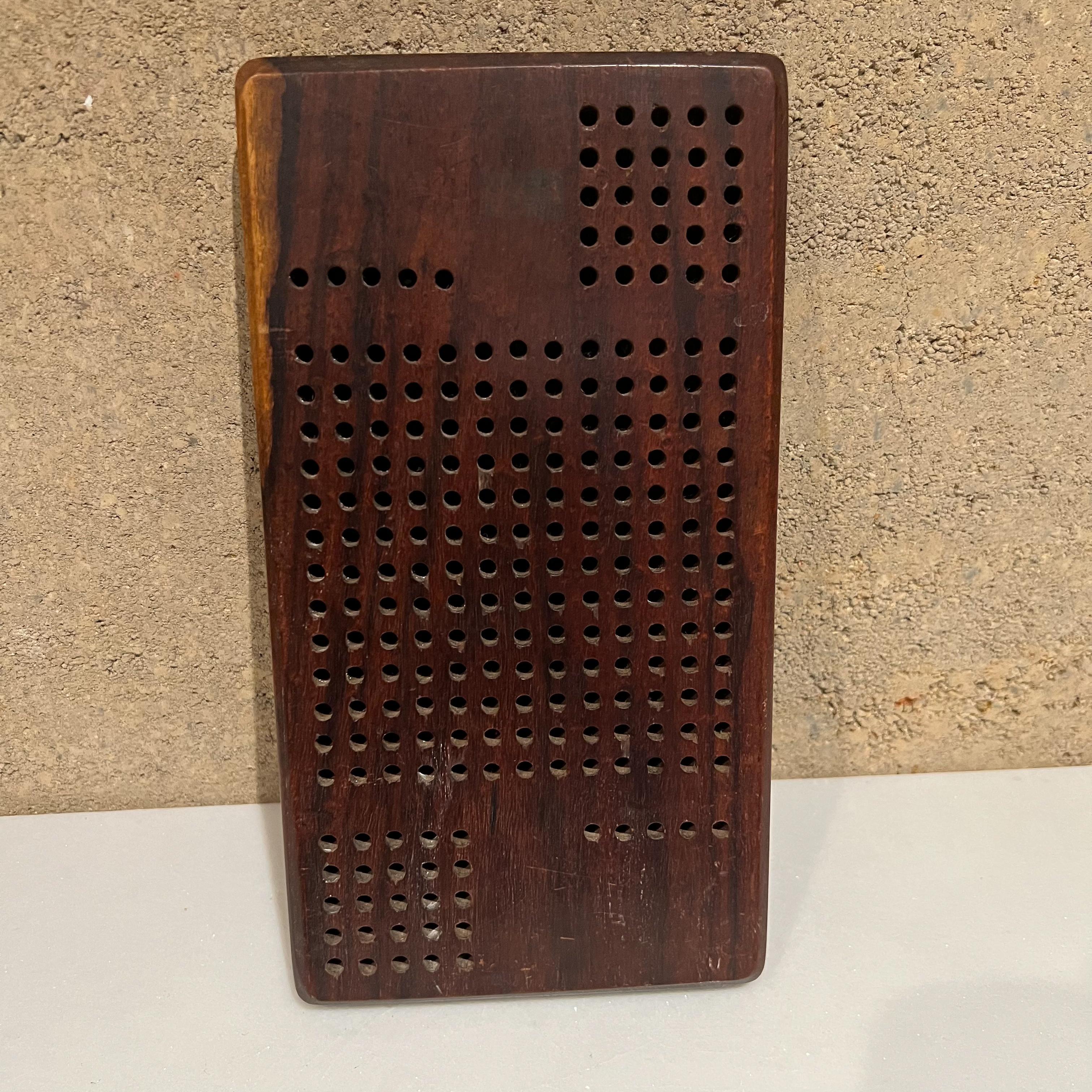 Mid-Century Modern Cribbage Game Board in Rosewood 1960s Vintage For ...
